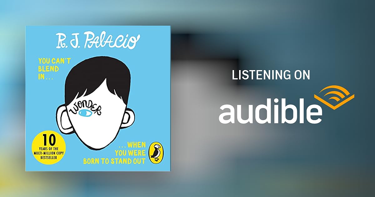 Wonder Audiobook by R. J. Palacio